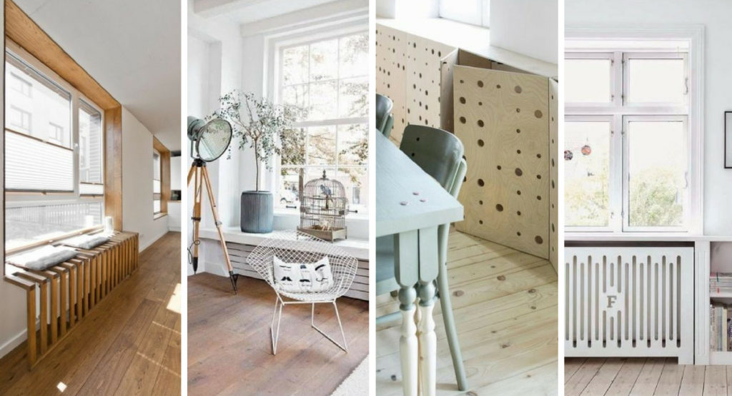 Kryt na radiátor: nápady, ako schovať radiátor, ale neprísť o teplo ...